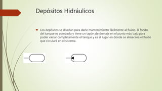 Depósitos hidráulicos | PPTX