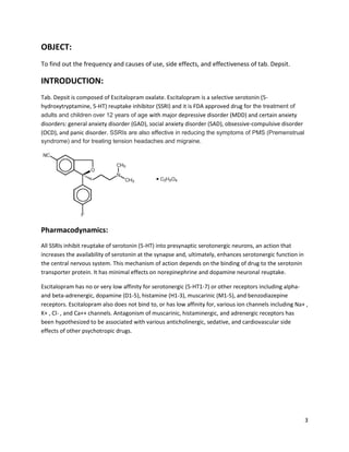 Depsit survey report | PDF | Brain and Nervous System Disorders ...