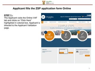 Dept. of home affairs presentation on Zimbabwe Special Dispensation ...