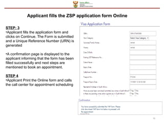 Dept. of home affairs presentation on Zimbabwe Special Dispensation ...