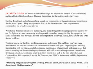 BUG Fire Department Evaluation Needs Summary | PPTX | Non-Profit ...