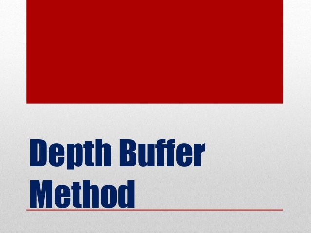 Depth Buffer Method