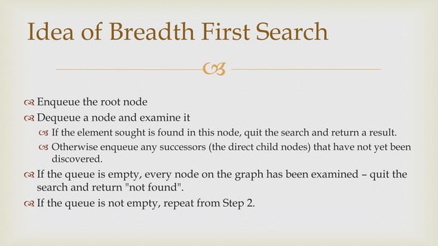 Depth first search and breadth first searching | PPTX