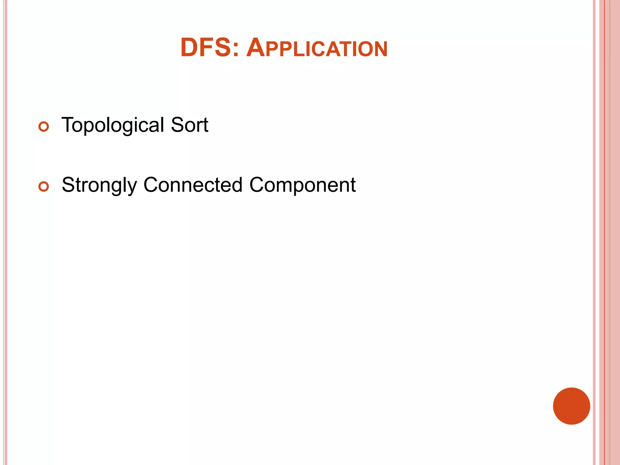 Depth first search [dfs] | PPTX