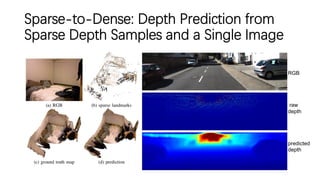 Depth Fusion from RGB and Depth Sensors by Deep Learning | PPT