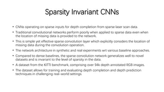 Depth Fusion from RGB and Depth Sensors by Deep Learning | PPT