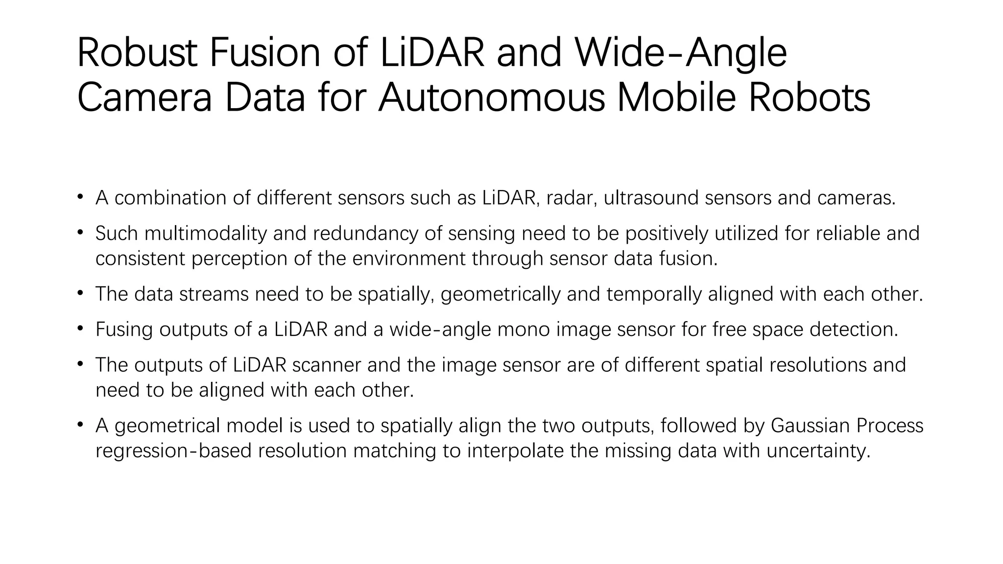Depth Fusion from RGB and Depth Sensors II | PPT