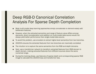 Depth Fusion from RGB and Depth Sensors IV | PPT