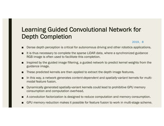 Depth Fusion from RGB and Depth Sensors IV | PPT