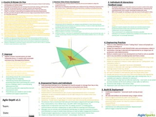 Lean/Agile Depth Assessment Checklist A3 | PPT