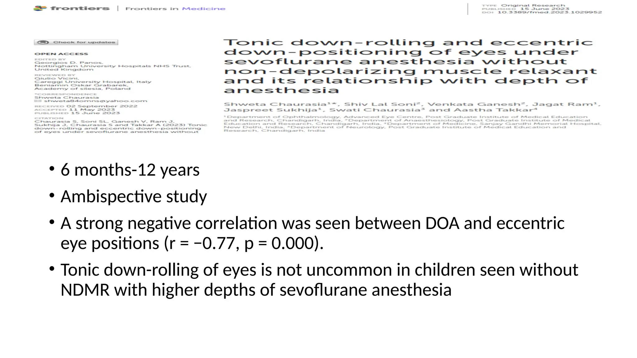 Depth of Anesthesia and effects on ou.pptx | Eye and Vision Conditions ...
