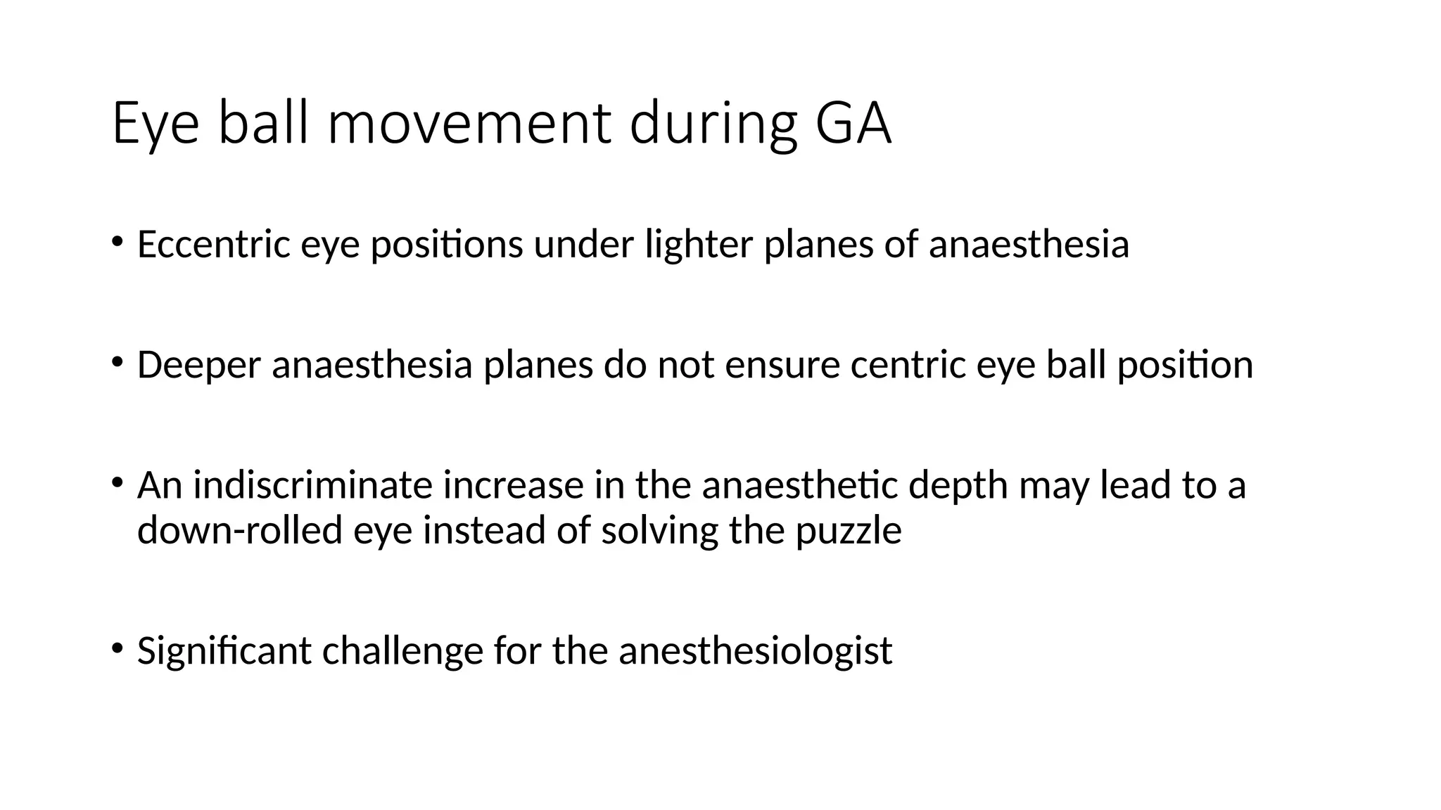 Depth of Anesthesia and effects on ou.pptx | Eye and Vision Conditions ...