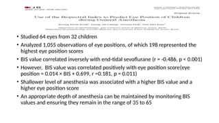 Depth of Anesthesia and effects on ou.pptx