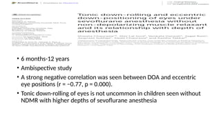 Depth of Anesthesia and effects on ou.pptx | Eye and Vision Conditions ...