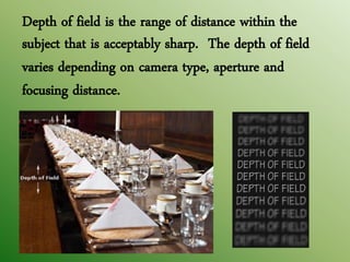 Depth of field | PDF