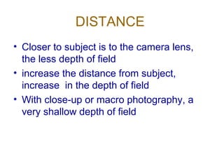 Depth of field | PPT