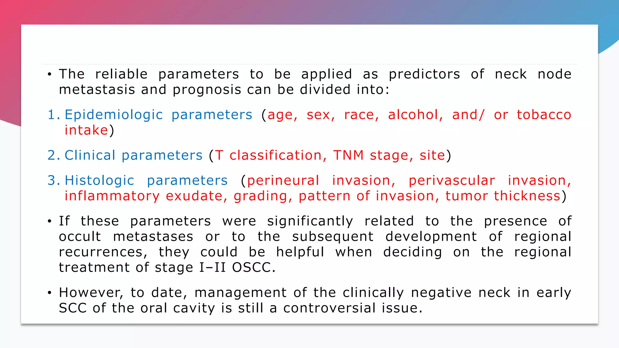 Depth of invasion in oral squamous cell carcinoma | PPTX