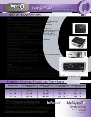 DepthQ® HD 3D Video Projector | PDF