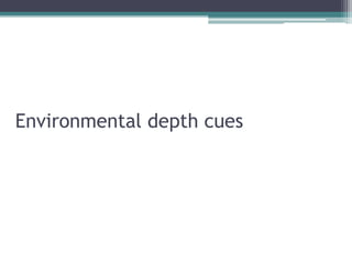 Depth & space | PPTX | 3-D Graphics | Computer Software and Applications