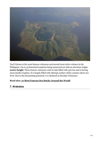 10 Most Famous Volcanoes in the World | PDF