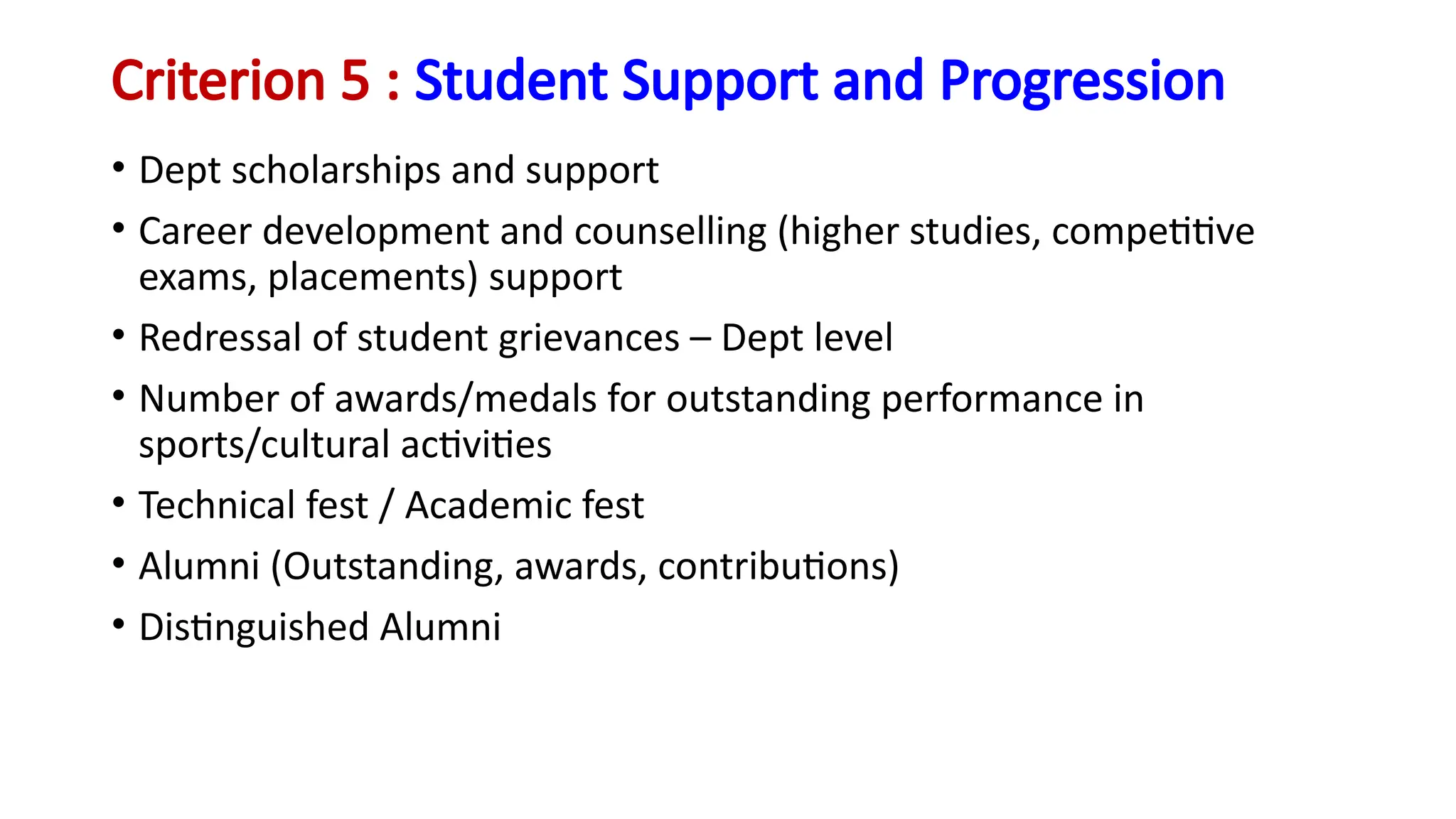 NAAC Criterion Preparation for Departtments | PPTX