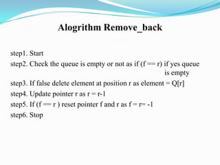 Deque and its applications | PPTX