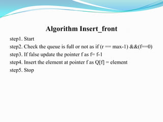 Deque and its applications | PPTX