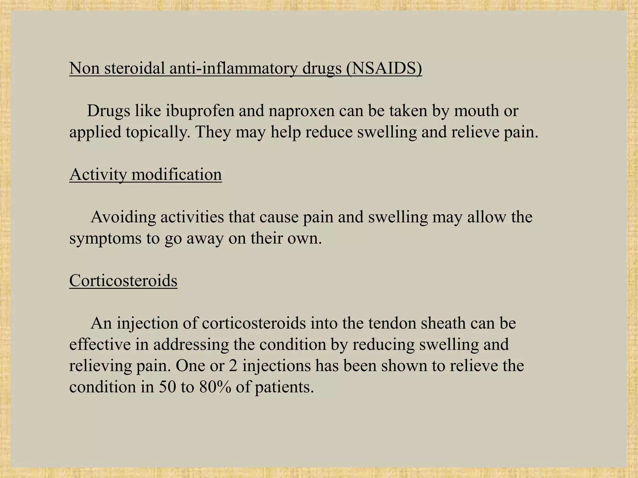 DE QUERVAIN’S TENOSYNOVITIS.pptx by Alnon LJ PHARM D INTERN | PPTX