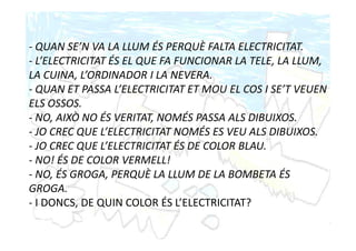 De quin color és l’electricitat | PPT