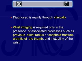 Dequrvain syndrom | PPT