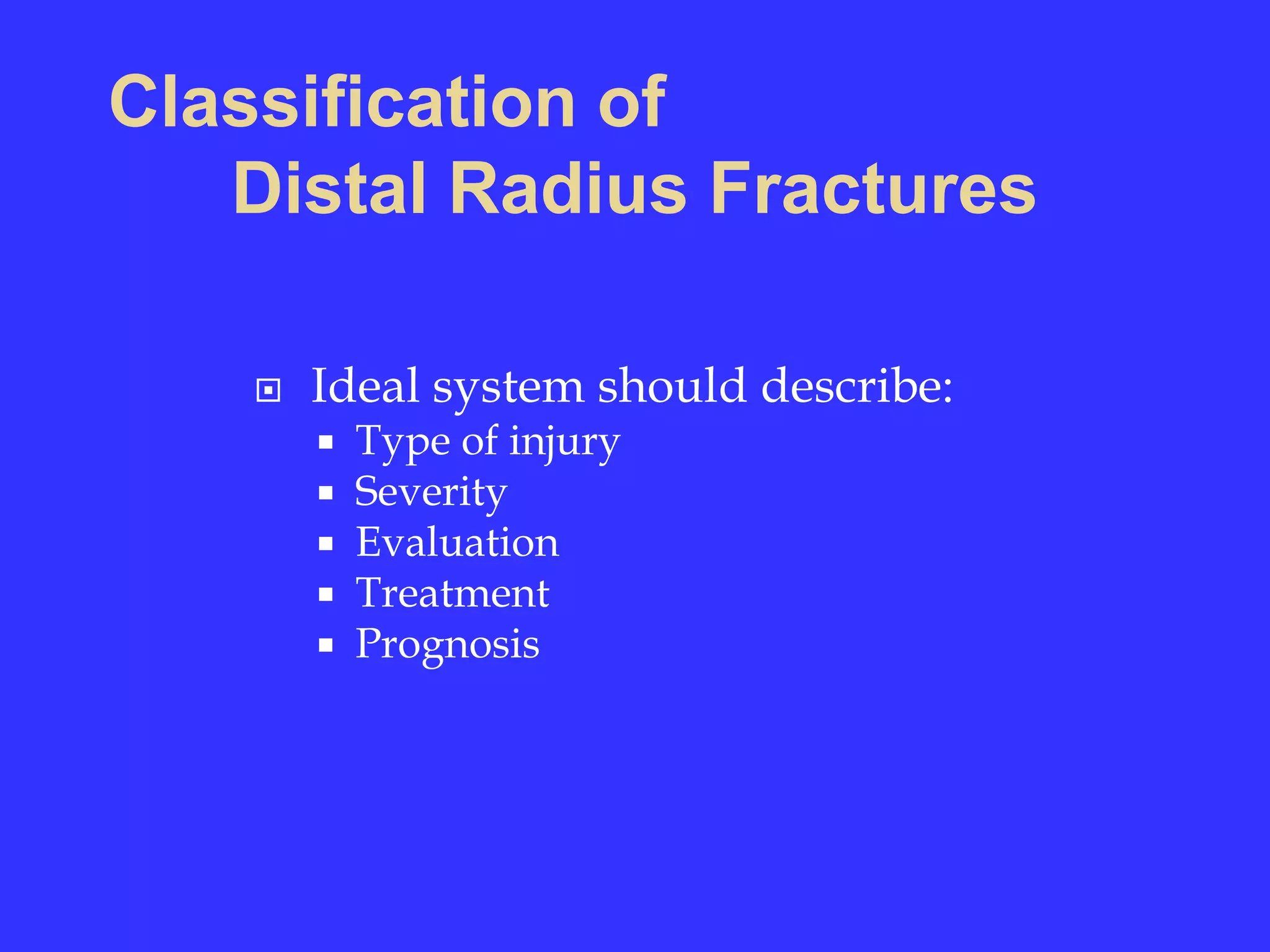 DISTAL END RADIUS FRACTURE | PPTX