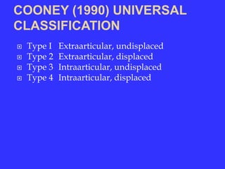 DISTAL END RADIUS FRACTURE | PPTX