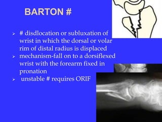 DISTAL END RADIUS FRACTURE | PPTX