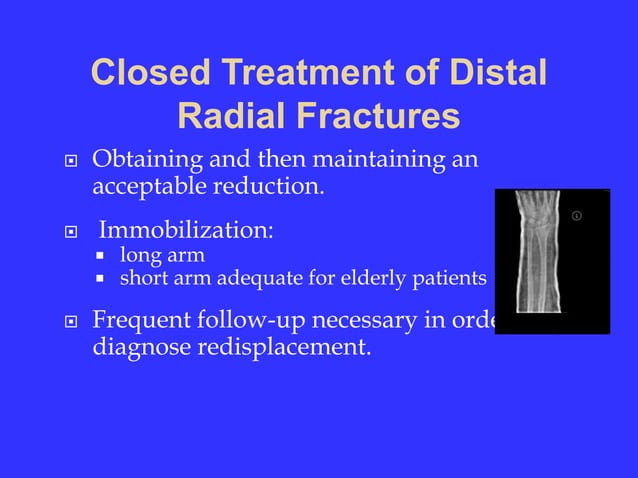 DISTAL END RADIUS FRACTURE | PPTX