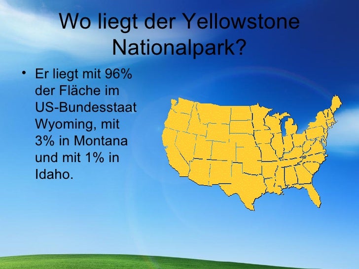 Der Yellowstone Nationalpark