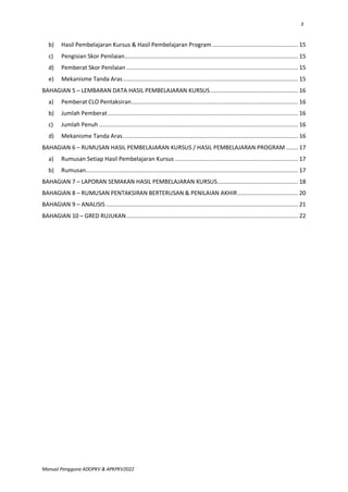 Deraf Manual Pengguna ADOPKV.pdf GGGGGGGGGGGGGGGGGG | PDF