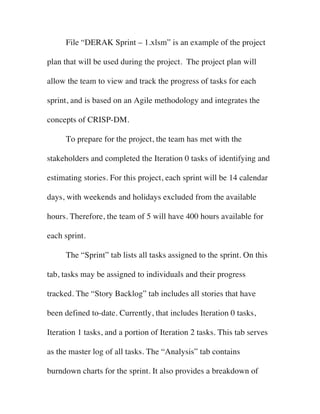 Derak project plan overview | PDF