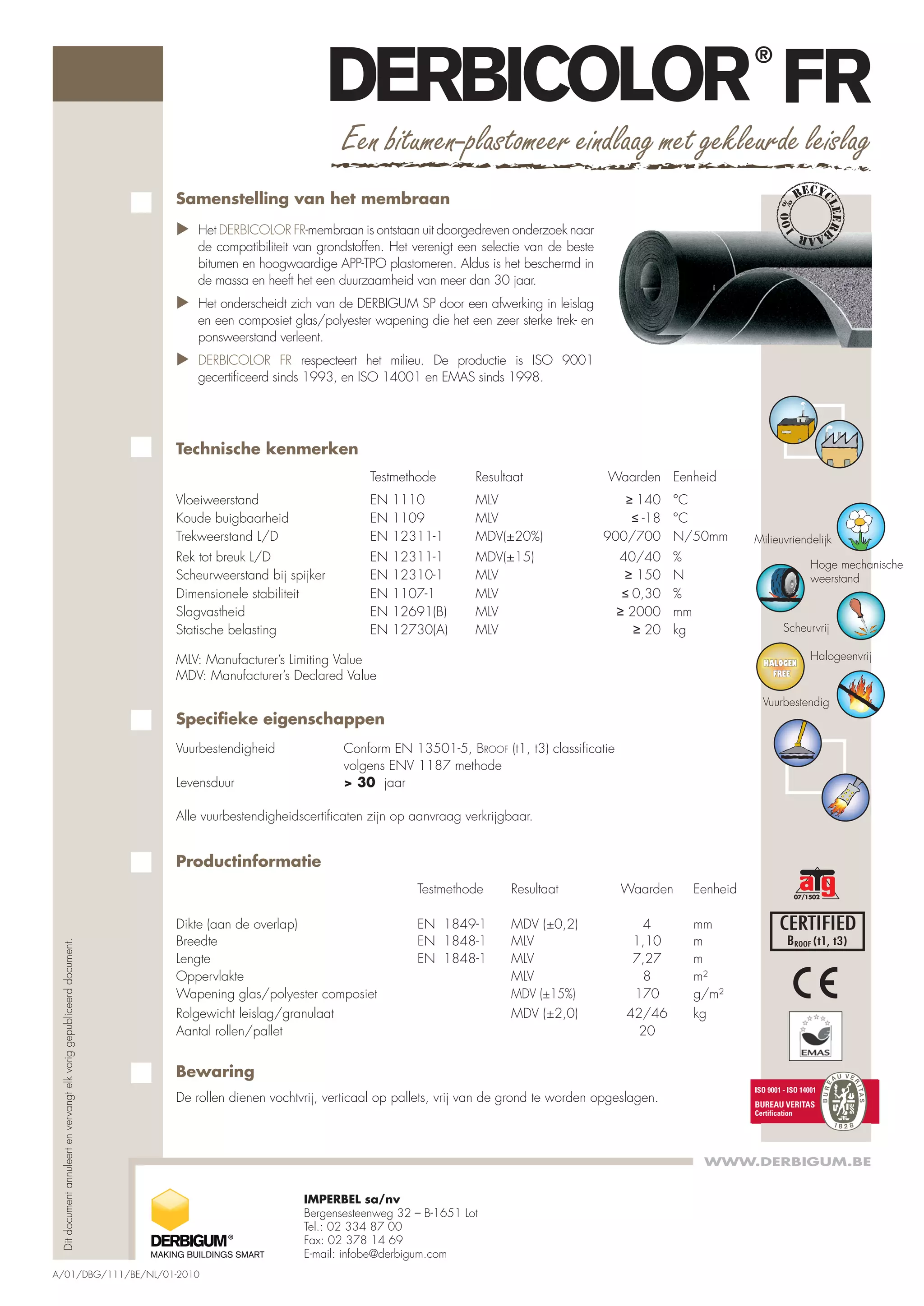 Derbigum - Derbicolor FR | PDF
