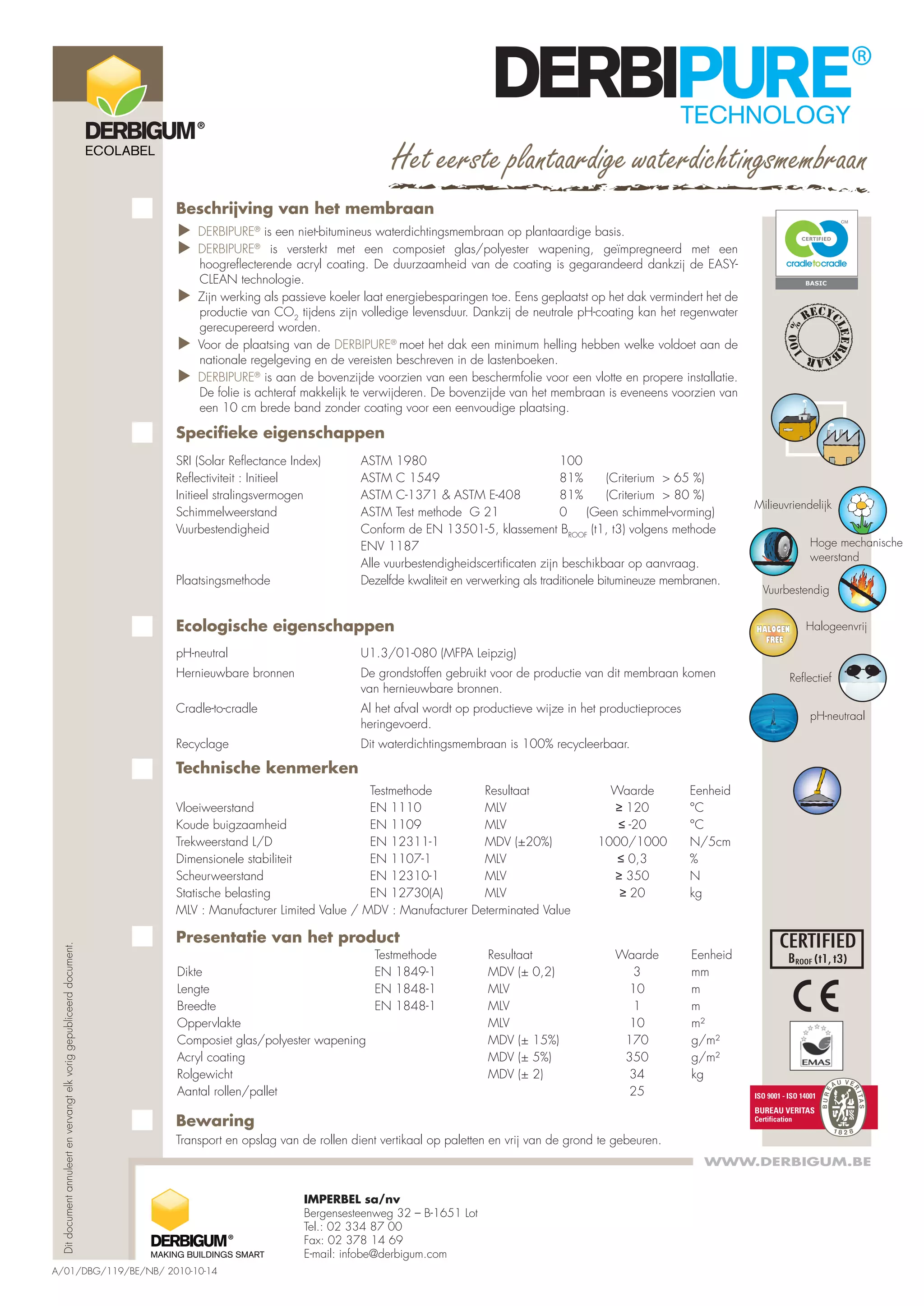 Derbigum - DerbiPure | PDF
