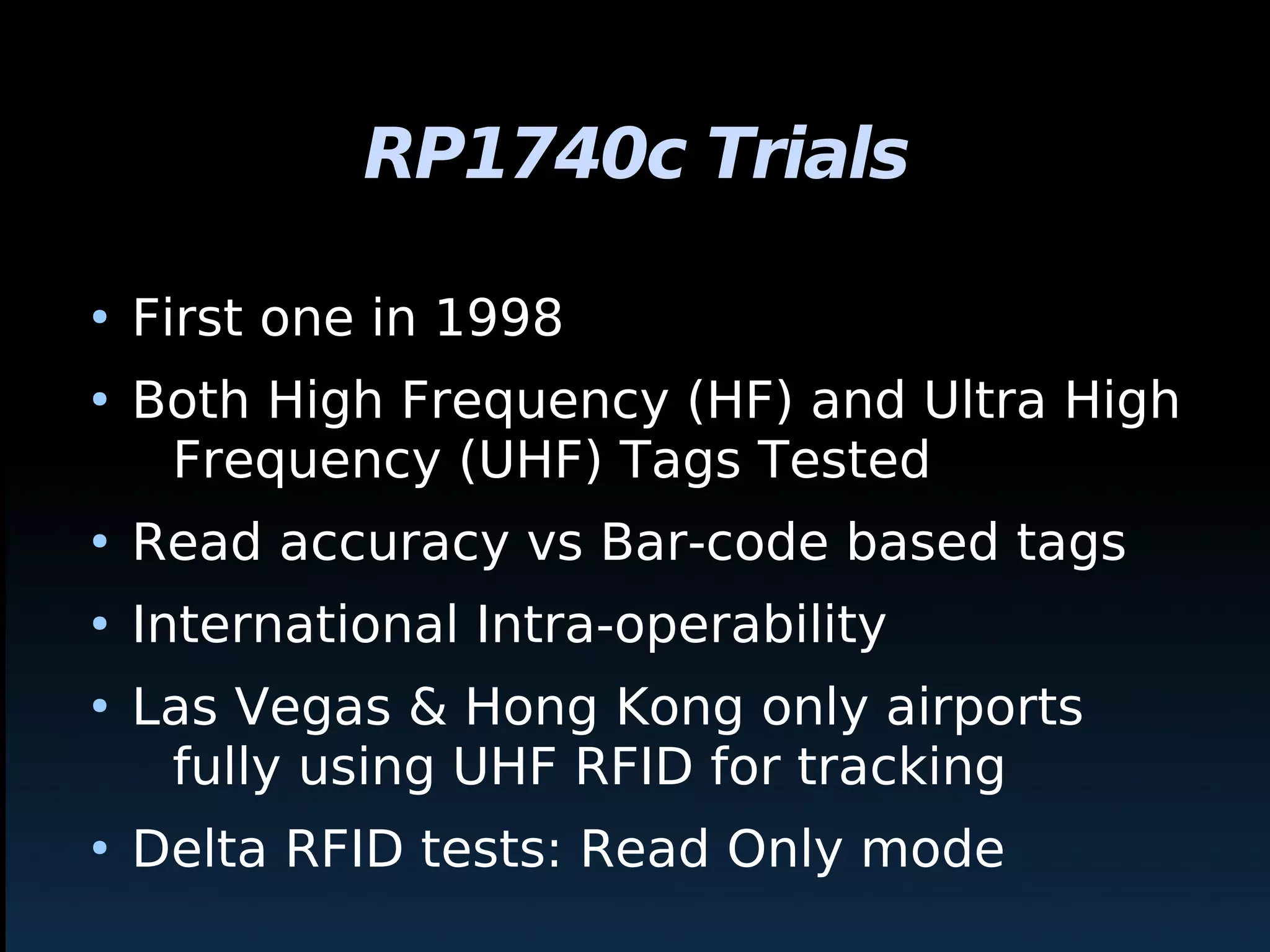 RFID Luggage Tags, IATA vs Real Life (Derbycon 2018) | PDF | Air Travel ...