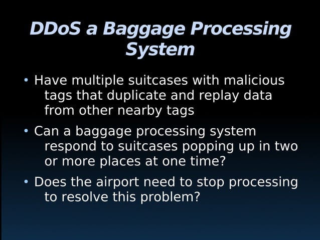 RFID Luggage Tags, IATA vs Real Life (Derbycon 2018) | PDF | Air Travel ...
