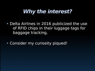 RFID Luggage Tags, IATA vs Real Life (Derbycon 2018) | PDF | Air Travel ...