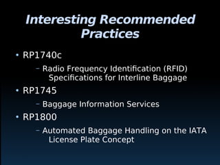 RFID Luggage Tags, IATA vs Real Life (Derbycon 2018) | PDF | Air Travel ...