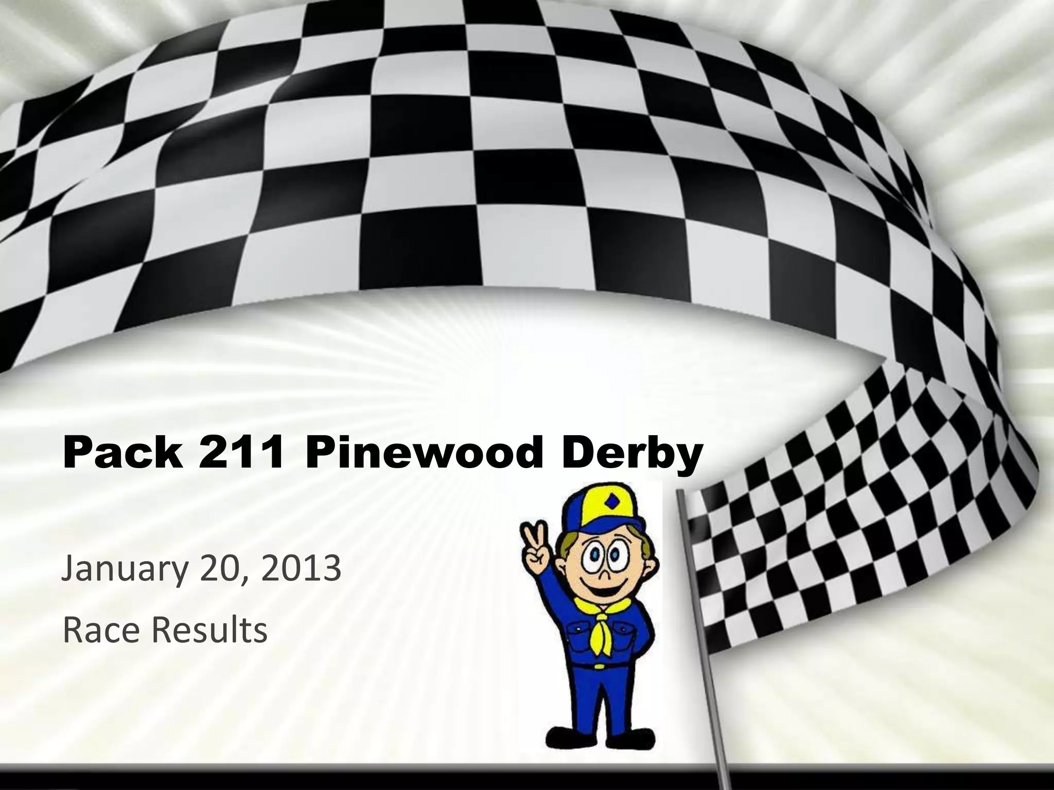 Pack 211 Derby results | PPT