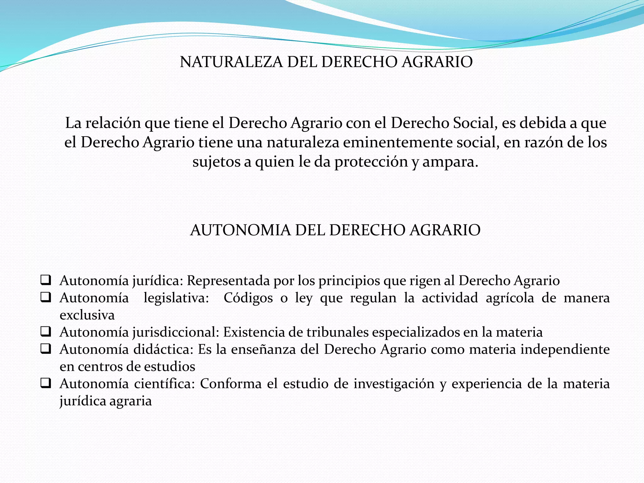 Derecho agrario venezolano | PPTX