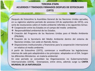 Origen y Evolución del Derecho Ambiental Internacional | PPTX