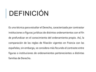 Derecho comparado | PPTX