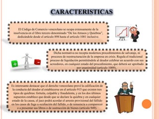 Derecho concursal | PPTX