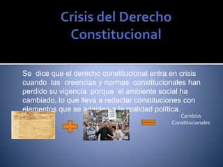 Derecho Constitucional | PPTX