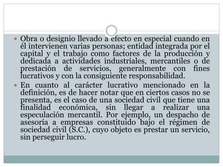 Derecho corporativo y la empresa | PPTX